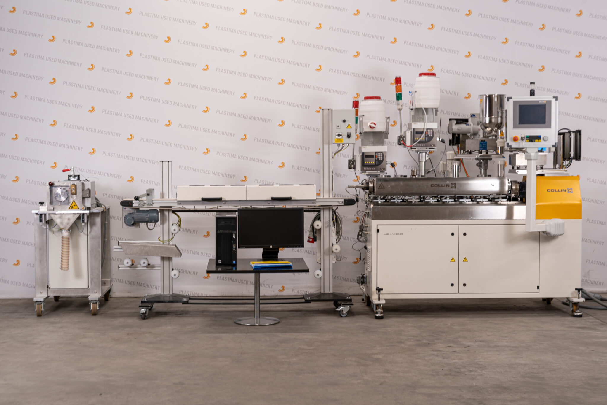 Collin ZK25 Compounding Line - Plastima Used Machinery